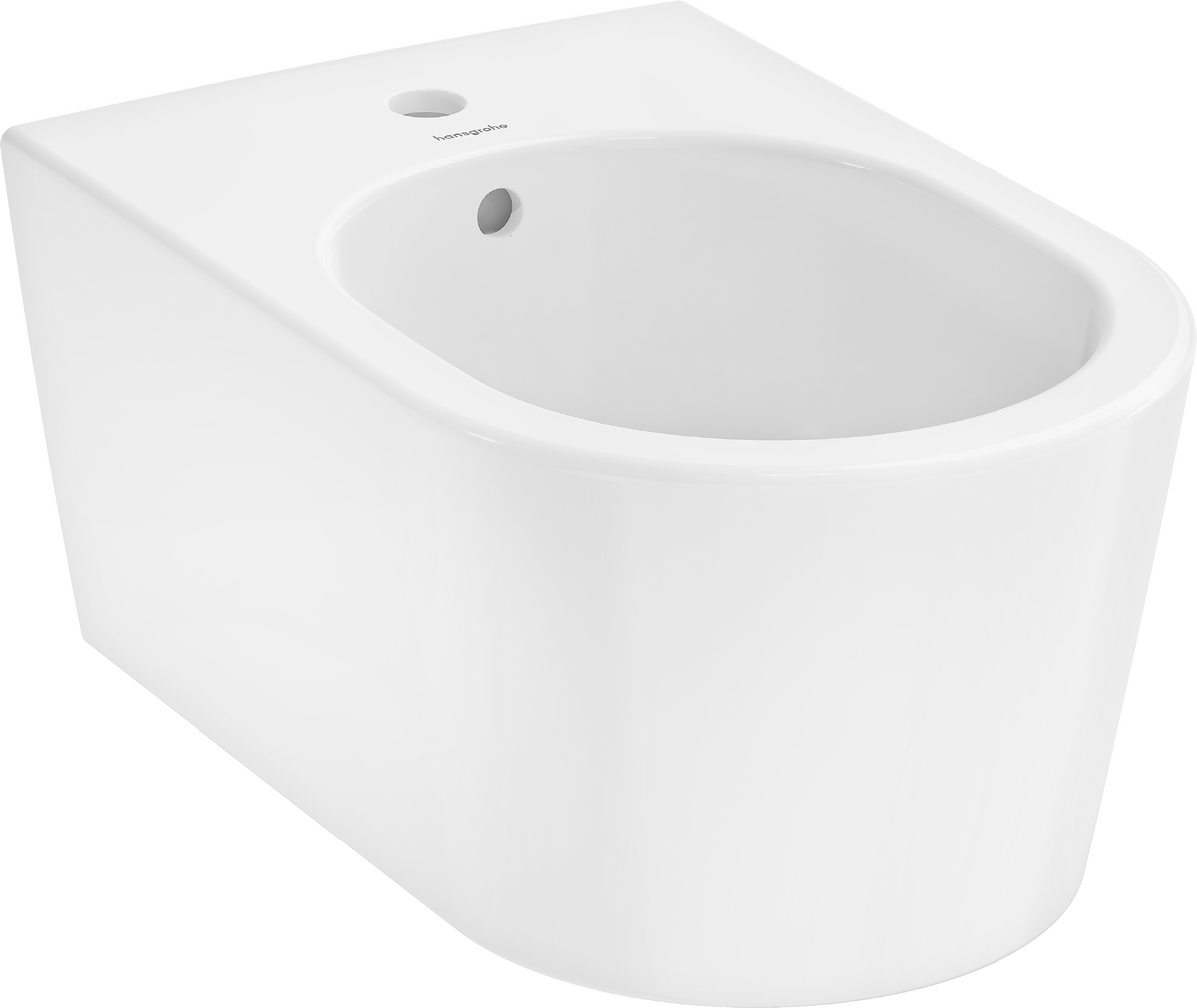 hansgrohe Bidets: EluPura S, Wall hung Bidet 540 with tap hole and ...
