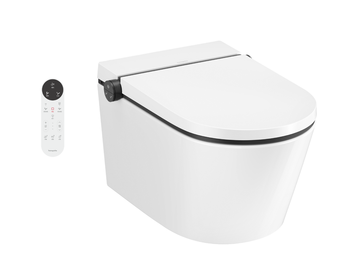 汉斯格雅 智能一体坐便器: 纯境 Element S, 智能一体壁挂式坐便器（舒适版）, 货号 22471007