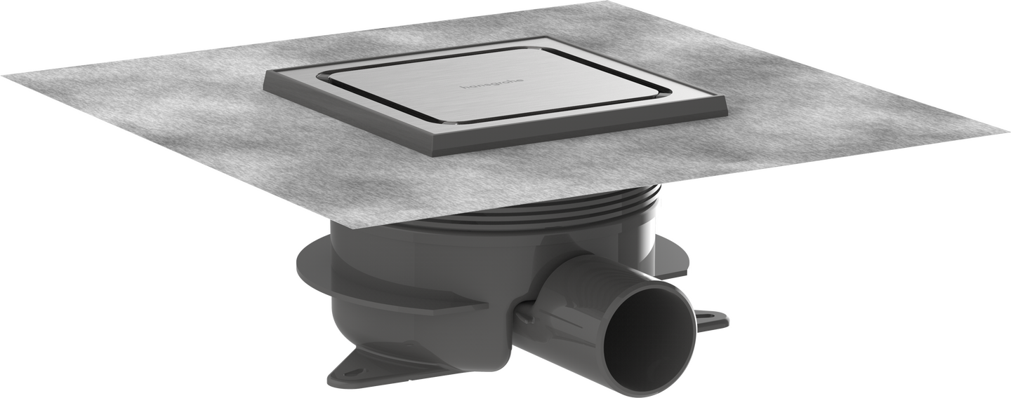hansgrohe Shower drains: RainDrain Spot Plus, Complete set point drain ...
