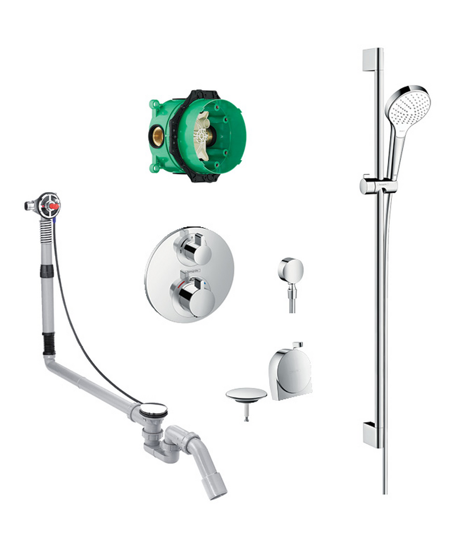 hansgrohe BOMs: Croma Select S, Croma Select 3jet hand shower, slide ...