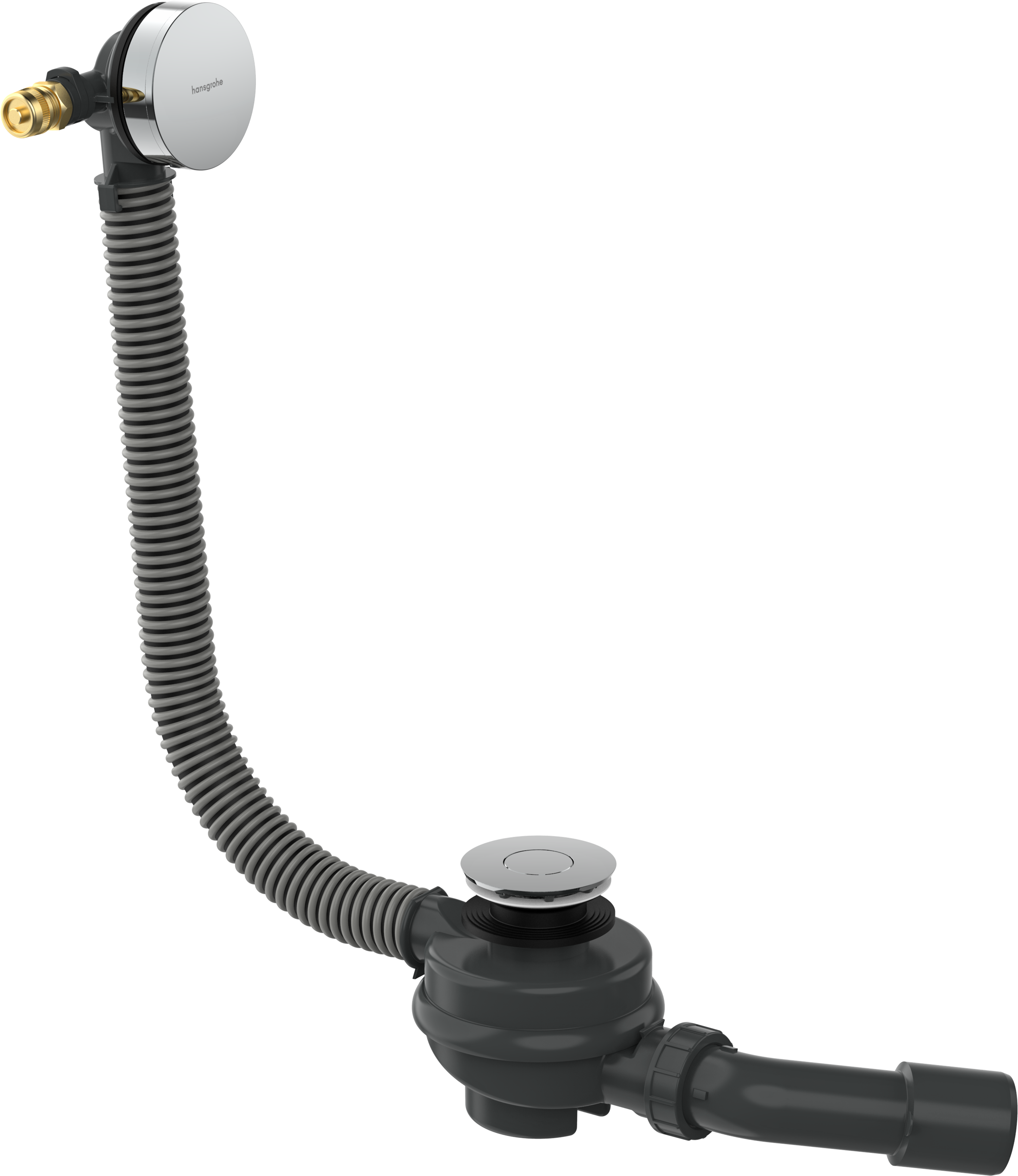 hansgrohe Complete set basic body and finish set with bathfiller ...