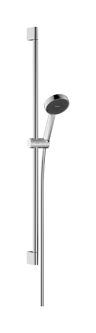 hansgrohe Set de barra de pared: Activera S, Set de ducha 95 1jet EcoSmart con barra de 90 cm ...