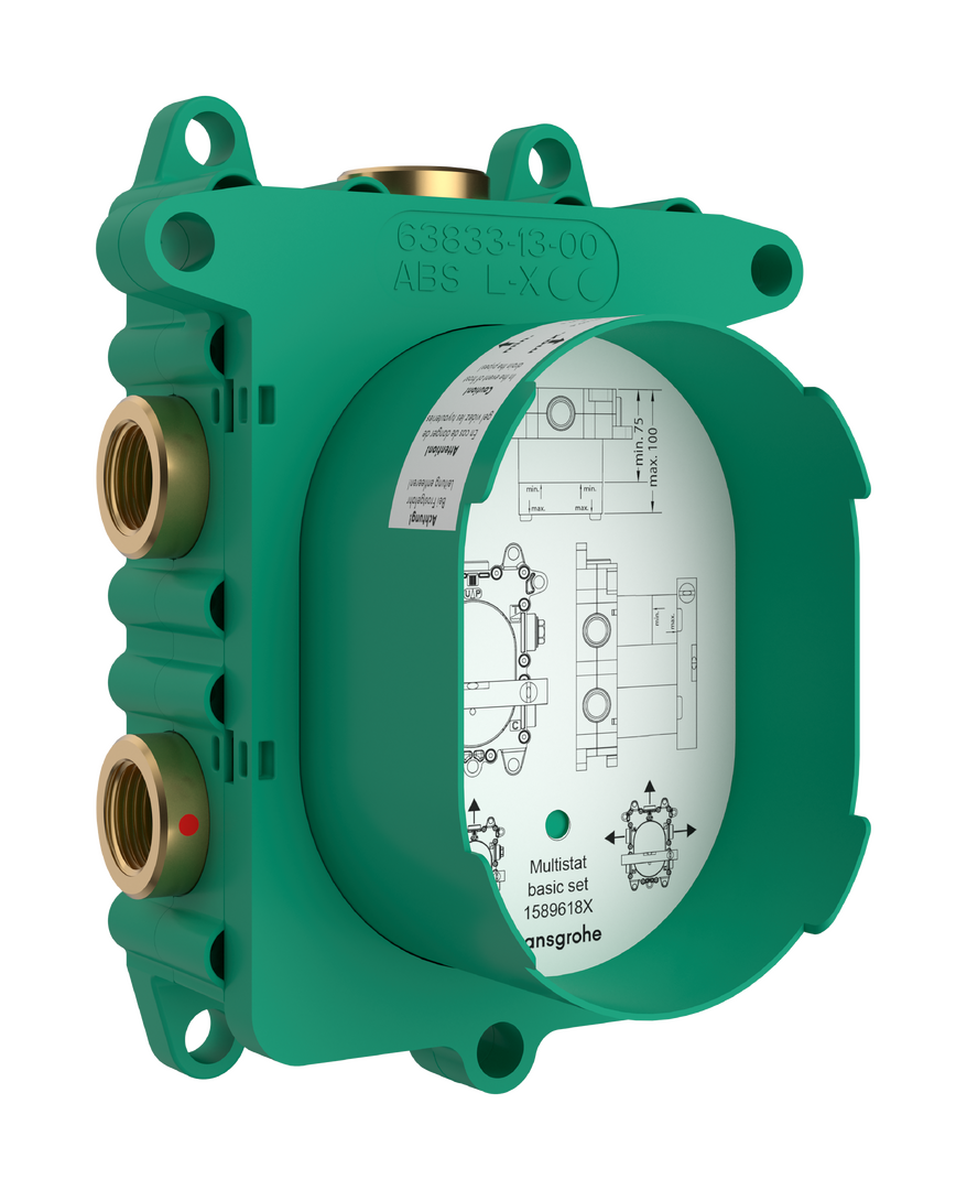 hansgrohe Concealed Basic set bath/shower mixers: Multistat, Basic set ...