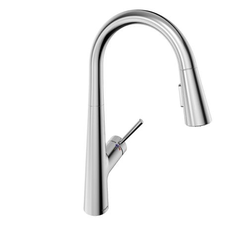 汉斯格雅 厨房龙头: Lacuna, 单把手厨房龙头，带抽拉式出水嘴，两种出水模式, 货号 71856007